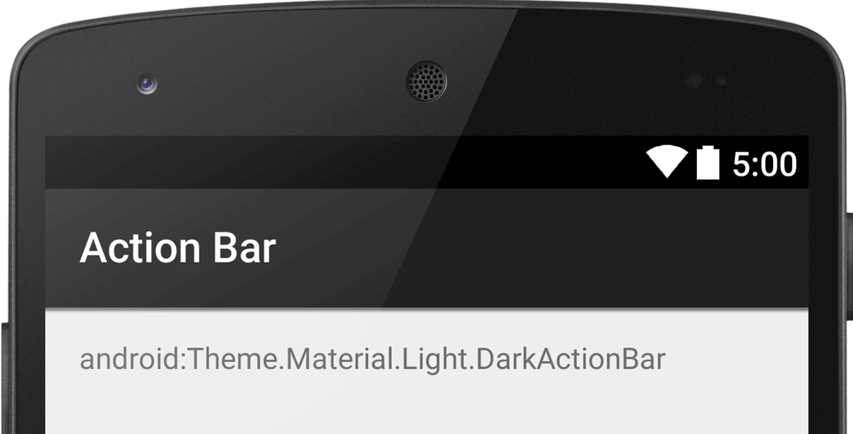 Estilizar la Action Bar - Añadir la Action Bar - Desarrollador Android